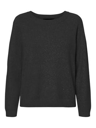 Vero Moda Pull en Maille VMDOFFY Pull-Overs Black XL Black XL