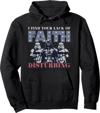 Star Wars Darth Vader Patriotic Faith Pullover Hoodie