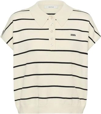 Gestuz Femme, Tops, Beige, Taille: 36 FR Polo Chemises