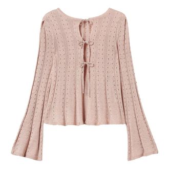 Twinset Sahara Rose Strickjacke - - Knitwear - Damen - Rosa - XS