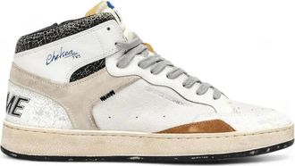 Crime London Baskets montantes Chelsea Mid Chalk Asphalt de