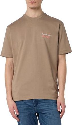 BOSS Te_Records, T-Shirt Homme, Open Brown246