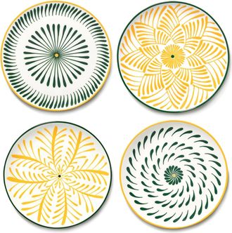 Serax Assiettes &agrave; d&icirc;ner Baazar, Waww La Table - Set de 4 Serax