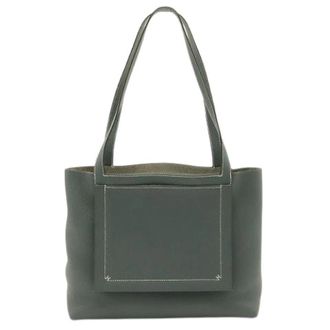 Herm&egrave;s Pre-owned Leder Tote Bag - - Pre-owned - Damen - Grau - ONE SIZE