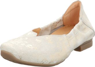 Think Damen Gaudi chromfrei gegerbte nachhaltige Halbschuhe, Pearl 4020