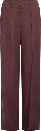 Marella Femme, Pantalons, Brun, Taille: 40 FR Mllrete Wide Pantalons