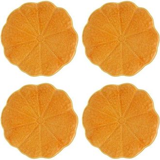 Bordallo Pinheiro Dinner Plate - Set 4 - Pumpkin