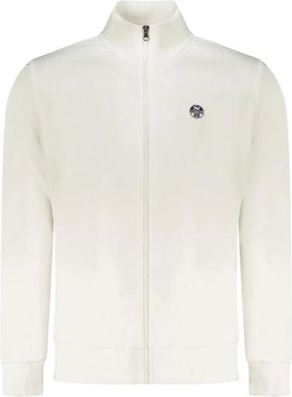 North Sails Homme, Sweatshirts et sweats &agrave; capuche, Blanc, Taille: XL SweaT-shirt zipp&eacute;