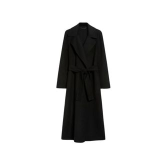 iBlues Reus Belted Coat - Femme - Manteaux - Noir - Taille: 40 FR