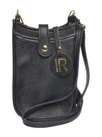 Isabella Rhea Schwarz Rindsledertasche