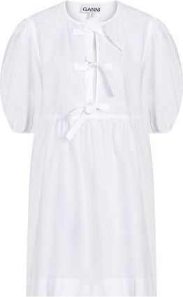 Ganni Robe courte Popli en coton
