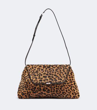 Amina Muaddi Schultertasche Ami aus Kalbshaar