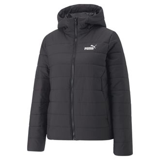 Puma Damen ESS Hooded Padded Jacket Gepolsterte Jacke, Schwarz, M
