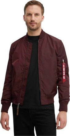 Alpha Industries Herren, Jacken, Rot, SGr&ouml;&szlig;e