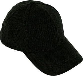 Fiebig Casquette de baseball en laine | Casquette à 6 panneaux avec fermeture élastique, vert olive, taille unique