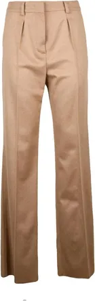 Max Mara Femme, Pantalons, Brun, Taille: 32 FR Pantalon large