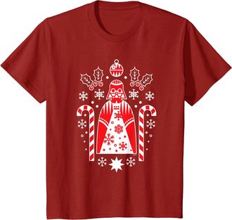 Star Wars Darth Vader Nordic Print Christmas Holiday T-Shirt
