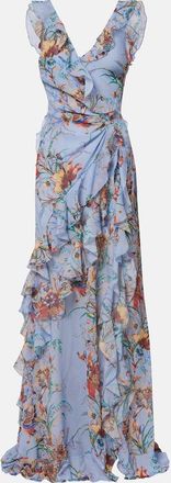 Etro Robe imprim&eacute;e &agrave; volants