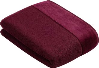 Vossen Pure Duschtuch 67 x 140 cm Berry