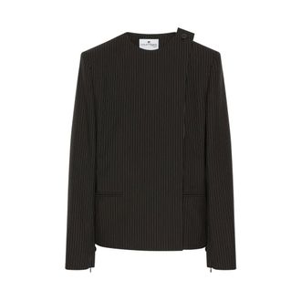 Courr&egrave;ges Femme, Vestes, Noir, Taille: 40 FR Blazers