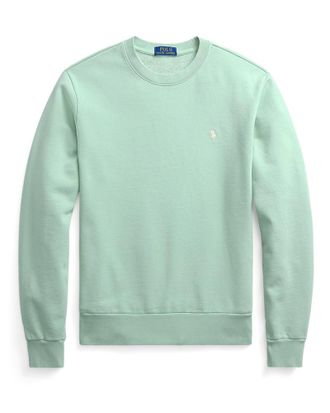Ralph Lauren Unifarbenes Sweatshirt mit Poloreiter-Stickerei in