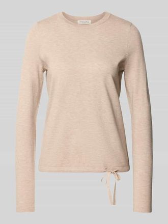 Christian Berg Strickpullover in Ripp-Optik mit Rundhalsausschnitt