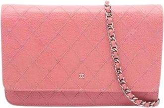 Chanel Sac bandouli&egrave;re vintage doccasion - Femme - Pre-owned - Rose - Taille: ONE Size