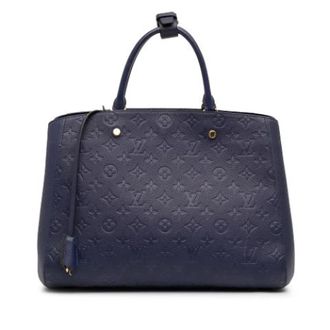 Louis Vuitton Pre-owned Montaigne MM - - Pre-owned - Damen - Blau - ONE SIZE