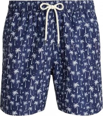 Ralph Lauren Homme, Maillots de bain, Bleu, Taille: M Woven Trunk Swim Bottom
