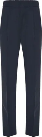 Ermenegildo Zegna Homme, Pantalons, Bleu, Taille: S Pantalon Marino Cintura Elastica