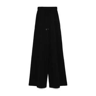 Dries Van Noten Femme, Pantalons, Noir, Taille: 36 FR Wide Pantalons