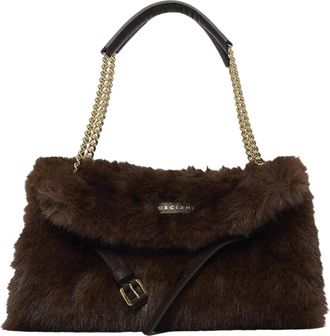 Orciani Venus S Furry - - Bags - Damen - Braun - ONE SIZE
