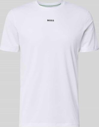 HUGO BOSS Slim Fit Sport-T-Shirt mit Label-Print Modell TS_Active