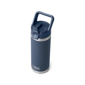 Yeti Rambler C Flasche Mit Farblich Abgestimmtem Trinkhalmdeckel, Navy, 18 oz (532 ml)