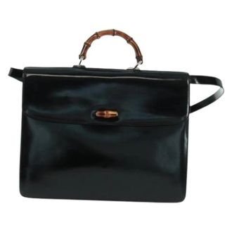 Gucci Pre-owned Vintage Tasche mit Bambusgriff - - Pre-owned - Damen - Schwarzk - ONE SIZE