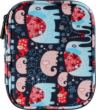 Generic Aufbewahrungstasche F&uuml;r Stricknadeln - Langlebiger Organizer, Reiseetui F&uuml;r Garn | Strickzubeh&ouml;rhalter Mit Mehreren F&auml;chern, Sicherer Rei&szlig;verschluss, 