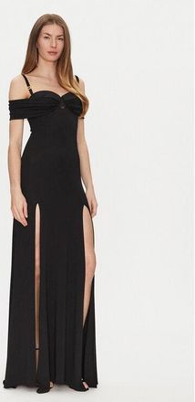 Elisabetta Franchi Abendkleid AB-R08-51E2-V800 Schwarz Regular Fit