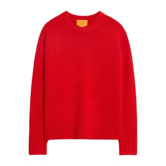 Guest In Residence Cozy Crew Sweater - - Knitwear - Damen - Rot - L