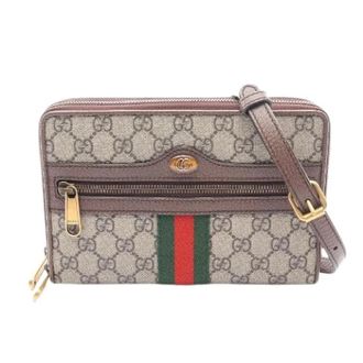 Gucci Pre-owned Ophidia GG Supreme Coated Canvas Schultertasche - - Pre-owned - Damen - Braun - ONE SIZE