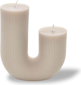 Hestia White U-Shape Candle