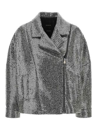 Pinko Kurzer Mantel - Silber