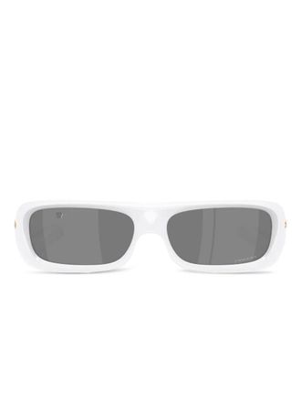 Oakley lunettes de soleil Permian &agrave; monture rectangulaire - Blanc