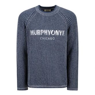 Murphy & Nye Homme, Pulls, Bleu, Taille: XL Pulls &agrave; col rond