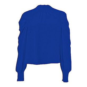 Generic Haut rouge &agrave; paillettes 2023 - Couleur unie - Pour femme - Couleur moutarde, bleu, XL