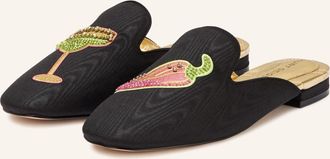 Kurt Geiger Mules Mit Schmucksteinen schwarz