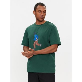 New Balance T-Shirt Athletics MT41579 Gr&uuml;n Relaxed Fit