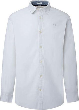 Pepe Jeans London Coventry Chemise, Blanc (White), XL Homme