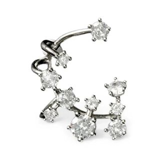 Panconesi Earrings - Femme - Accessoires - Gris - Taille: ONE Size
