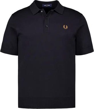 Fred Perry Herren Polo-Shirt schwarz