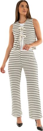 Only Onleva S/L Short Stripe Vest Cs JRS